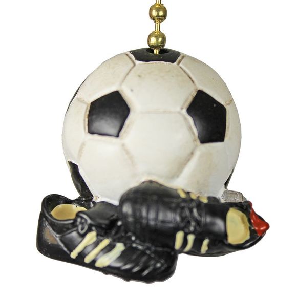Mary B Decorative Art | Accents | Ceiling Fan Pull Soccer Ball Star Fan ...